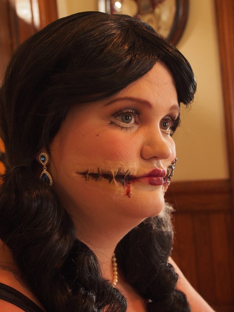 Allie Wolter and Gabby Howell - Creepy Maid Doll Cosplay - Rick Hamell